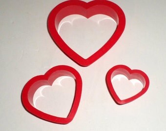 Popular items for heart cookie cutters on Etsy