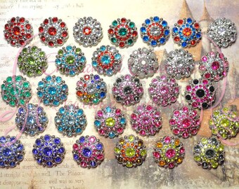 Unique rhinestone button related items | Etsy