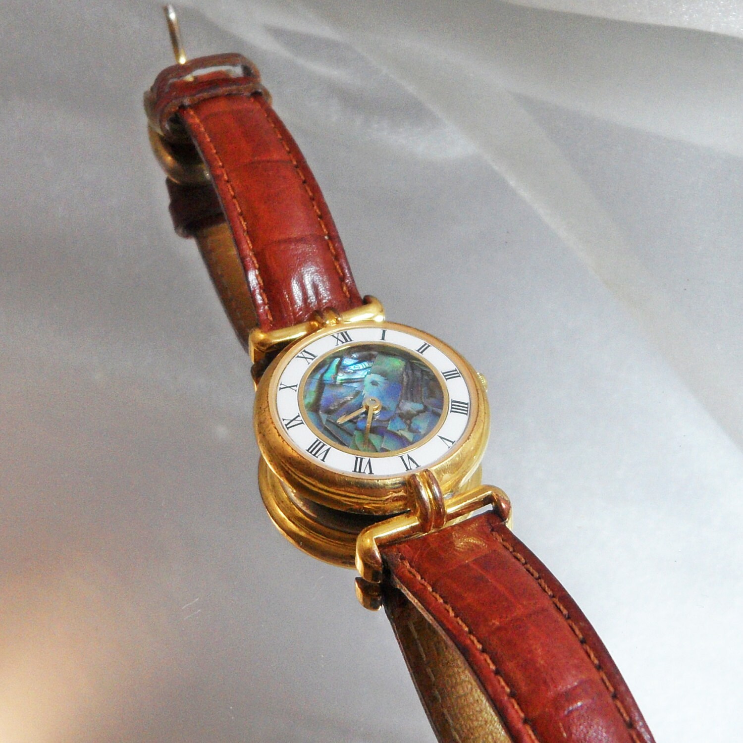 Vintage Fossil Watch. Women's. Prism Faceted Crystal. by waalaa
