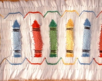 Smocked insert | Etsy