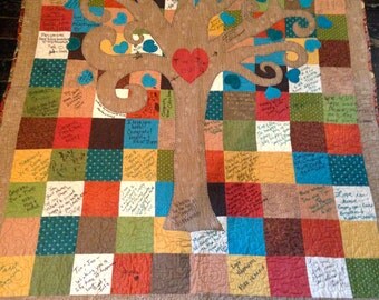 Popular items for family tree quilt on Etsy