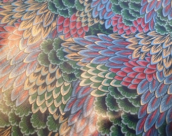 Jewel tones fabric | Etsy