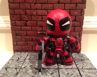 Deadpool Custom mighty muggs kidrobot toy2r marvel comics
