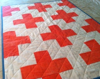 Plus sign quilt | Etsy