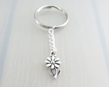 Unique daisy keychain related items | Etsy