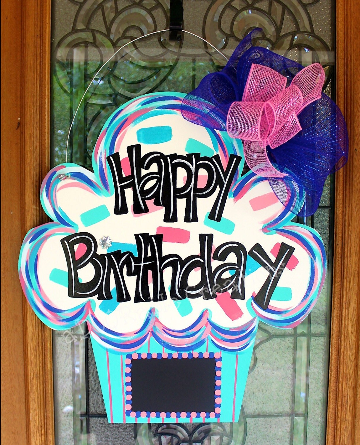 Birthday Chalkboard Door Hanger