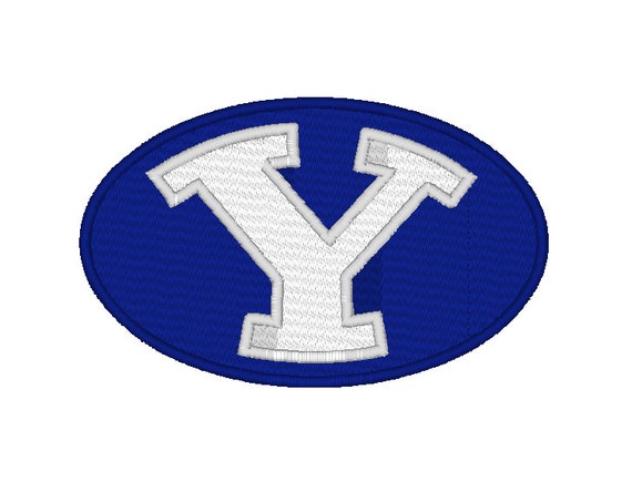 BYU Stretch Y Logo Embroidery Design and Applique Pattern