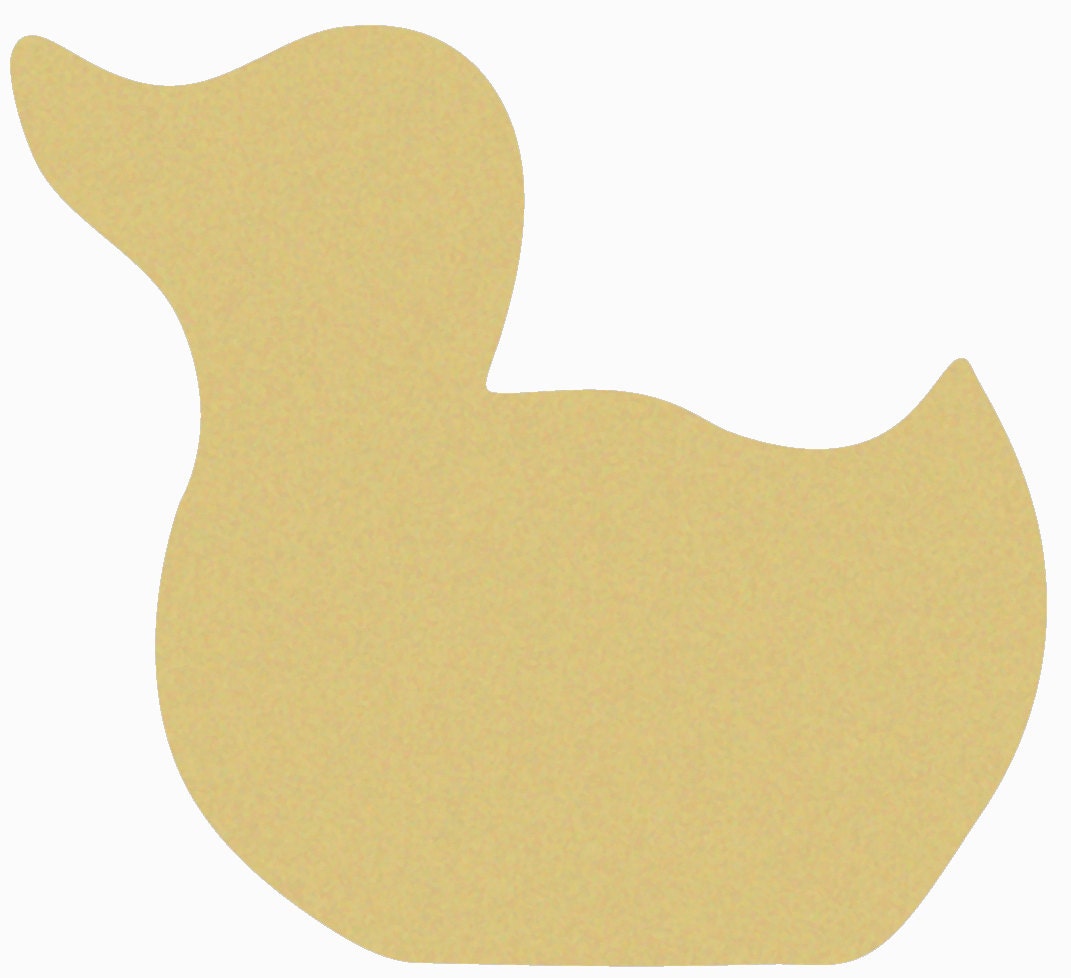 DUCK Unfinished Wooden Craft Shape Do-It-Yourself