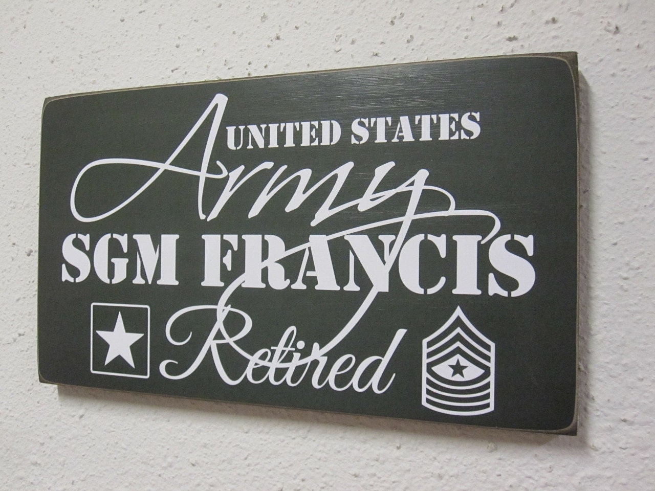 Army Retirement Sign Military Retirement Armed Forces