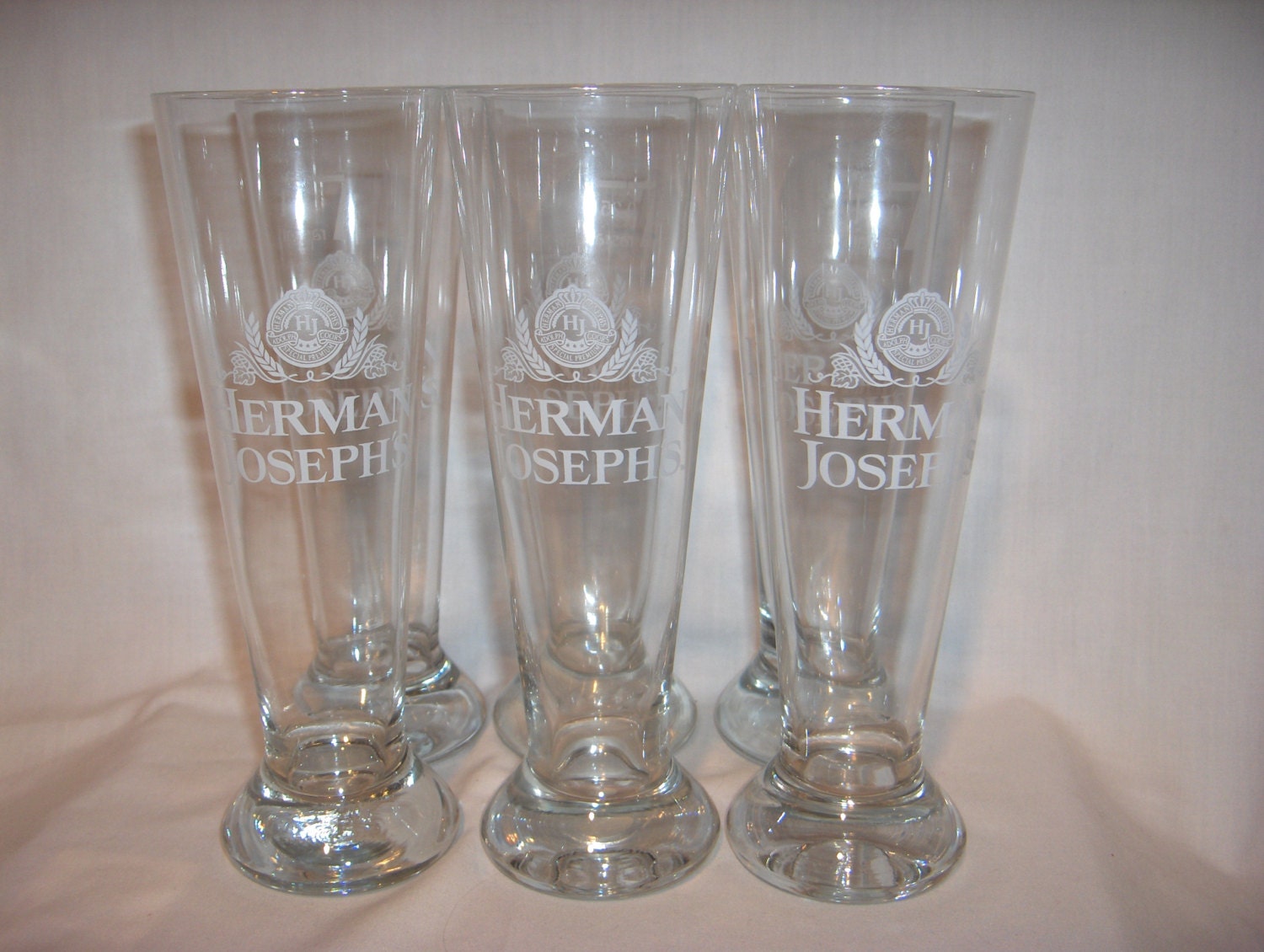 Herman Josephs TALL PILSNER GLASSES Set of 6 – Haute Juice