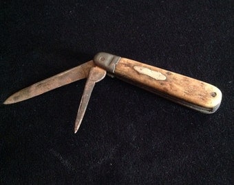 2 blade pocket knife | Etsy