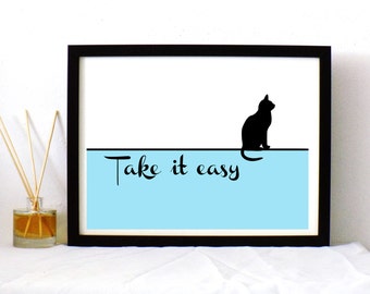 Popular items for cat poster on Etsy