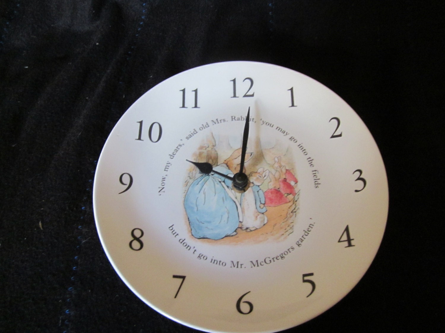 Wedgwood Beatrix Potter Peter Rabbit Plate Wall Clock