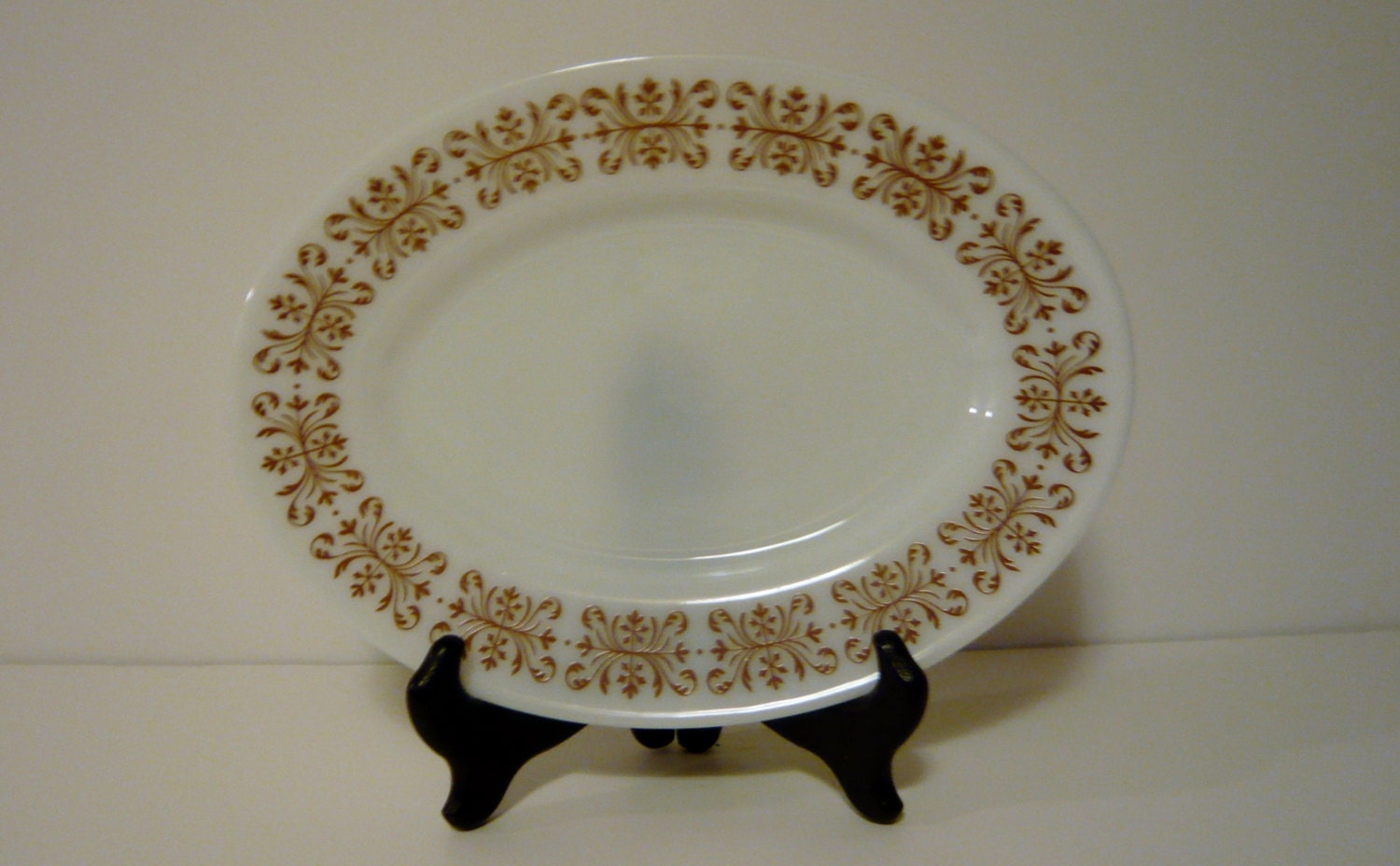 Pyrex Platter – Copper Filigree Pattern – Haute Juice