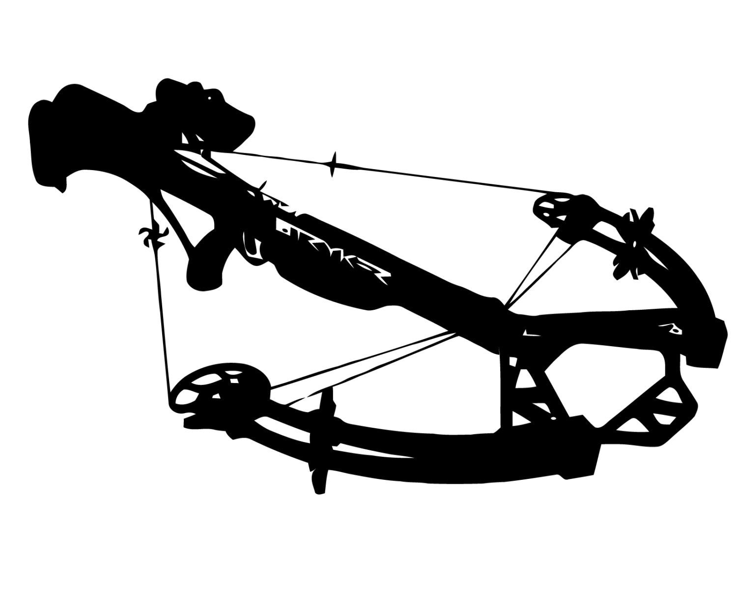 Crossbow Hunting Vinyl Decal Crossbow Hunter by StickermaniaDecals