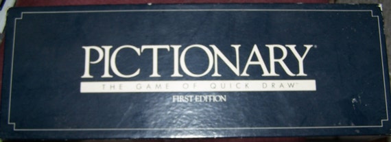 PICTIONARY FIRST Edition The Game of Quick Draw 1985