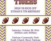 Popular items for lsu invitation on Etsy