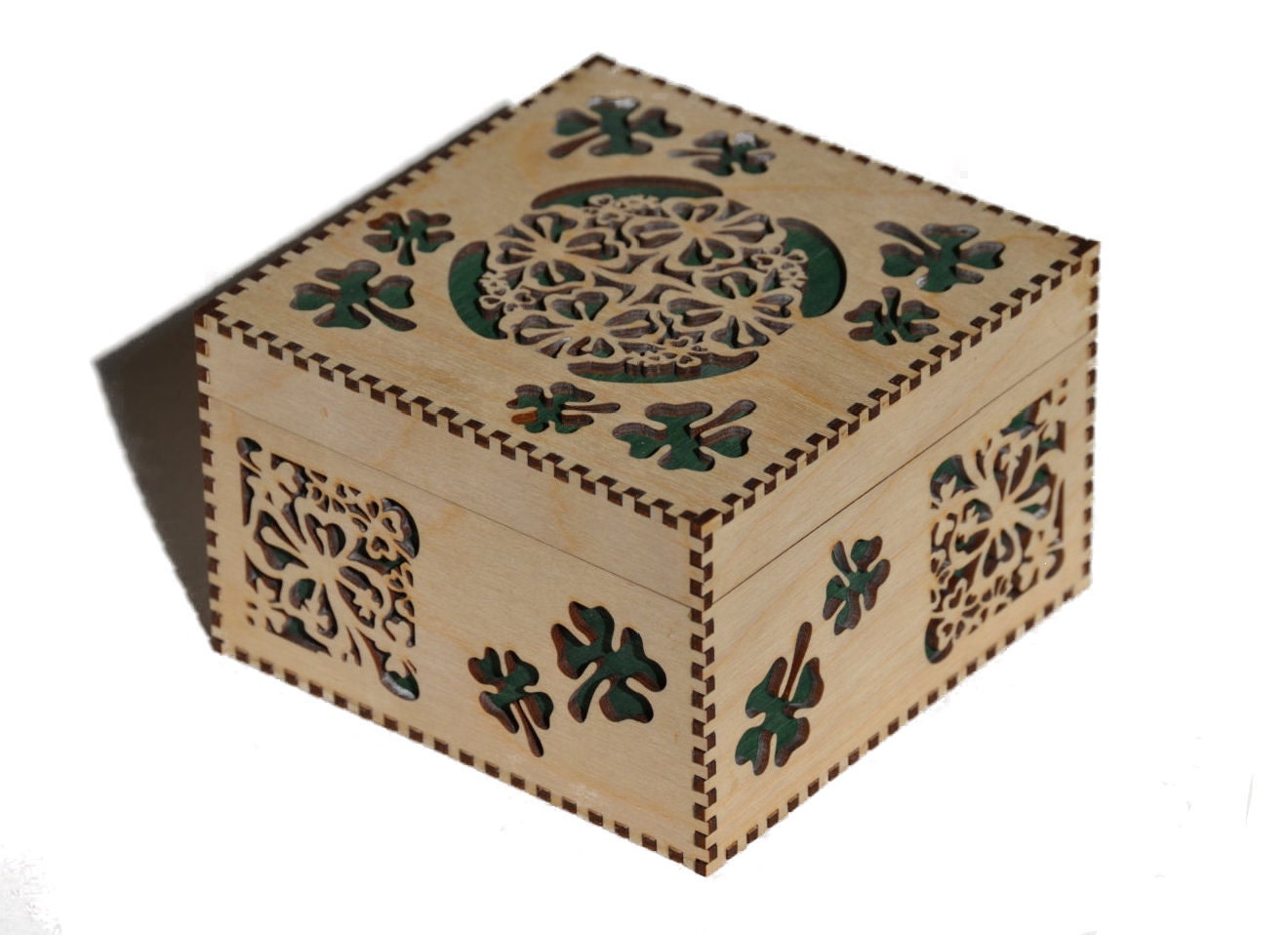 Large Shamrock Box