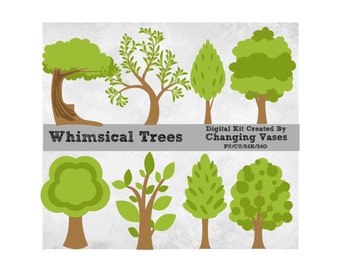 Woodland clip art | Etsy