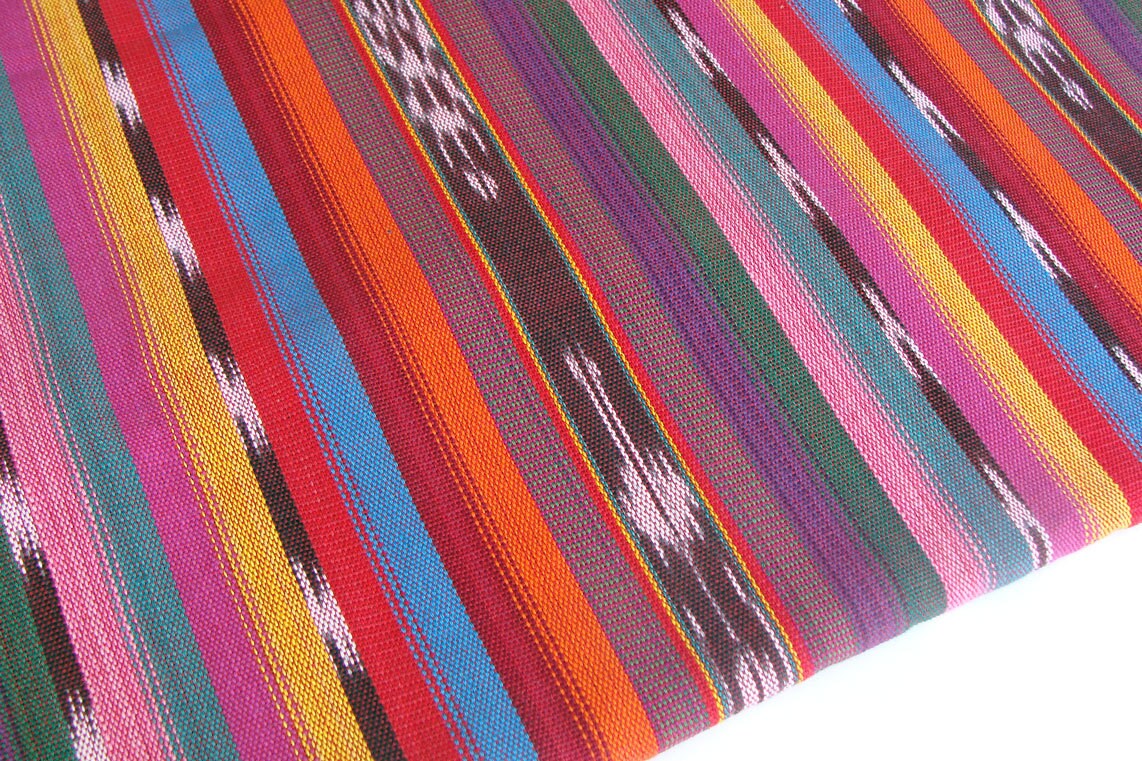 Bright Ethnic 6 Guatemalan Fabric sold by yard Handmade by ...