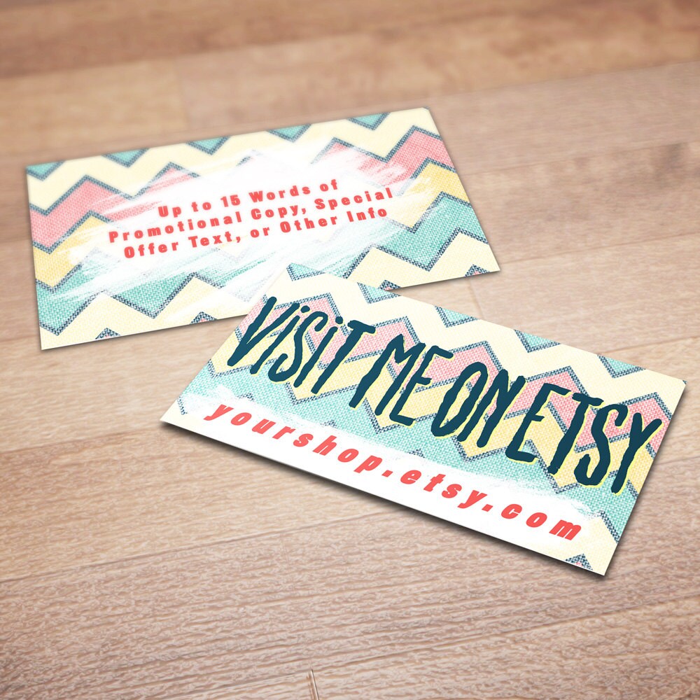 100 Custom Business Cards For Promoting Your Etsy Shop