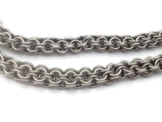 Men's Stainless Steel Neck Chain Masculine Chainmaille
