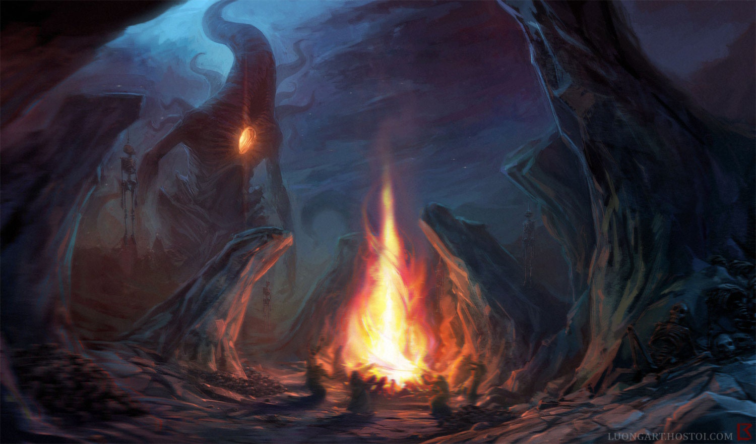 Nyarlathotep Limited Edition Lithograph Art Print Signed and