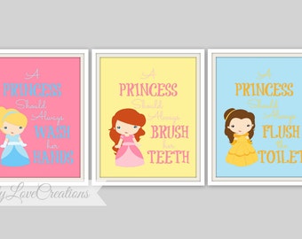 Popular items for princess bathroom on Etsy