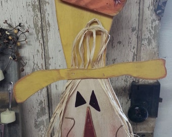 Primitive scarecrow | Etsy