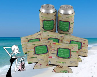 Popular items for beach koozie on Etsy