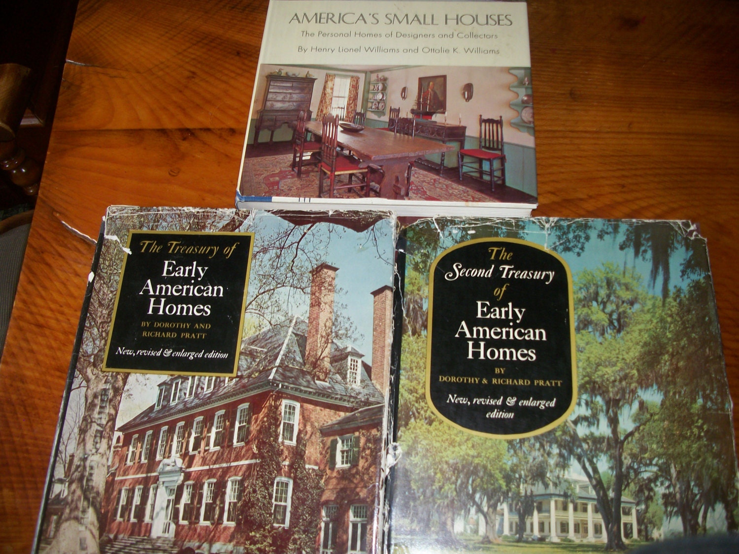 Three hard cover books 2 Early American Homes and one America’s small ...