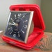 Vintage Rensie German Travel Alarm Clock w/ Red by KampyVintage