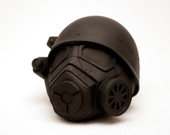 Post-Apoctolyptic Wastlands NCR Veteran Ranger Helmet/Gas Mask Raw Cast Kit