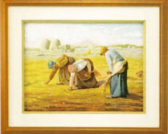 Kit #37 "The Gleaners" Japanese Bunka Embroidery Kit 11.8" x 15.7"
