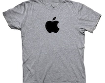 Popular items for apple logo shirt on Etsy