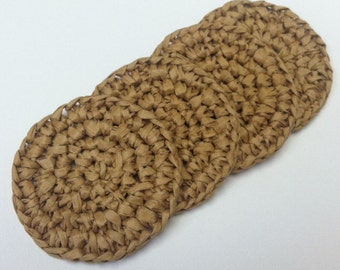 Popular items for raffia coasters on Etsy
