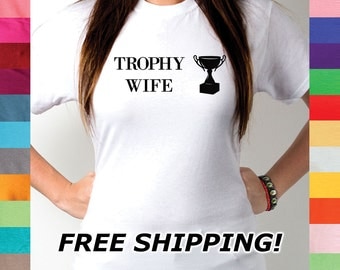 Trophy Wife Prize Reward Marriage Married Wedding Husband Bride Groom ...