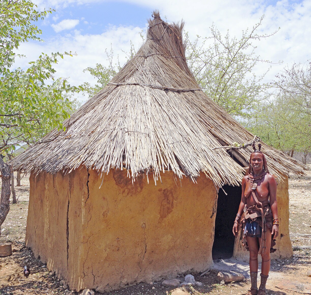 Print of African Himba Woman Otjize Autographed