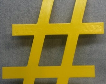 Hashtag Sign Pound Sign Number Sign # Sign Typography Distressed Shabby ...