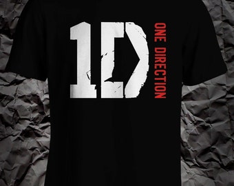 One Direction shirt tshirt 1d shirt men black and white UNISEX SIZE