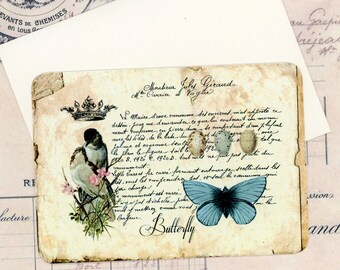 Popular items for vintage note cards on Etsy
