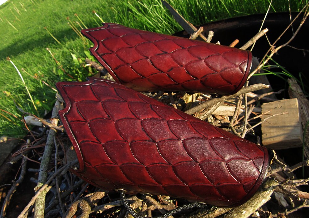Women's Dragon Scale Bracers custom order