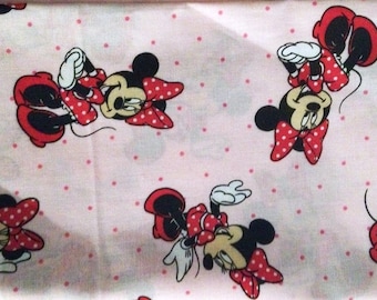 Cotton Minnie Mouse Fabric