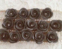 Popular items for grey paper flowers on Etsy