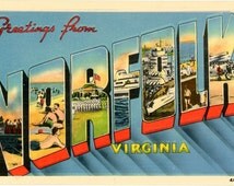 Popular items for virginia postcards on Etsy