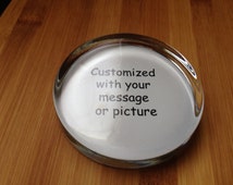 Popular items for custom paperweight on Etsy