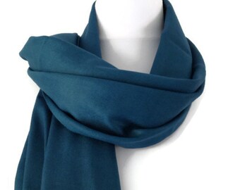 Teal scarf | Etsy