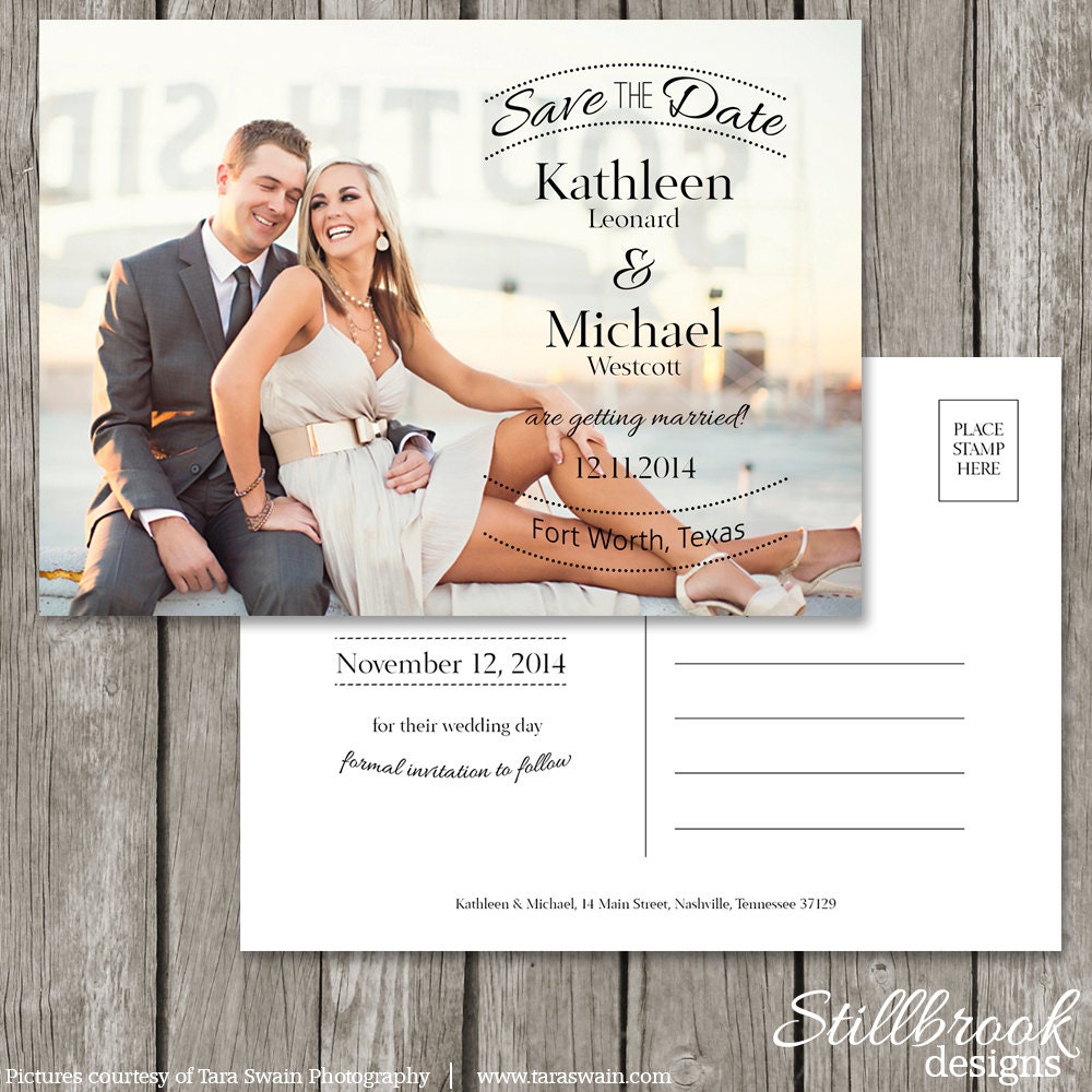 Save The Date Postcard Templates