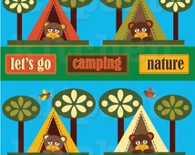 Popular items for camping clip art on Etsy