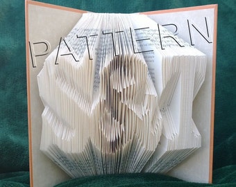 COUPLE'S INITIALS Customized - Book Sculpture with Couple's Initials ...